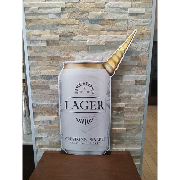 Wall Decor | Vintage Metal Firestone Lager Sign | Poshmark